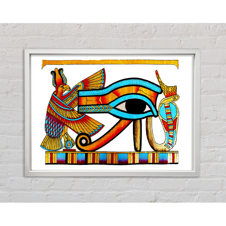 Bright Star Egyptian All Seeing Eye Of Ra - Single Picture Frame Art Prints on Canvas | Wayfair ...